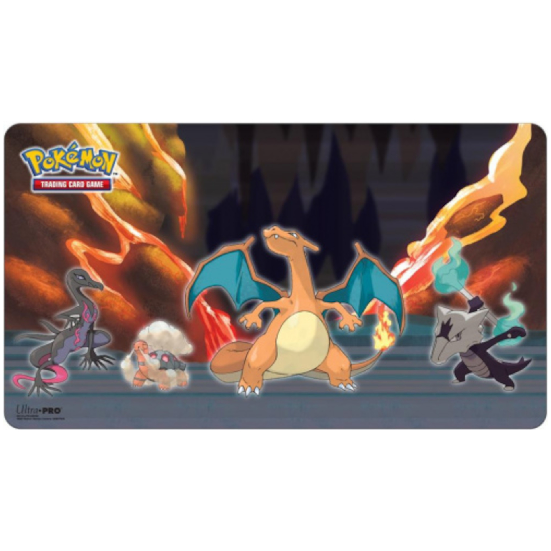Ultra Pro: Pokémon Playmat – Scorching Summit – Charizard – SklepKartoteka